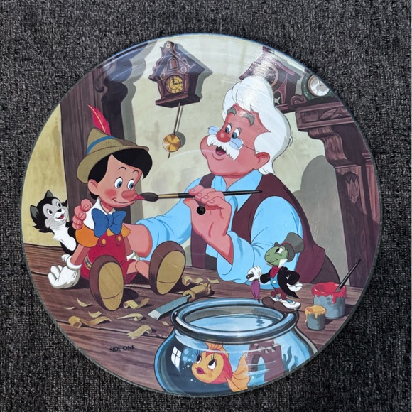 Disney | Media | 98 Walt Disney Pinocchio Vinyl Picture Disc Lp Record ...